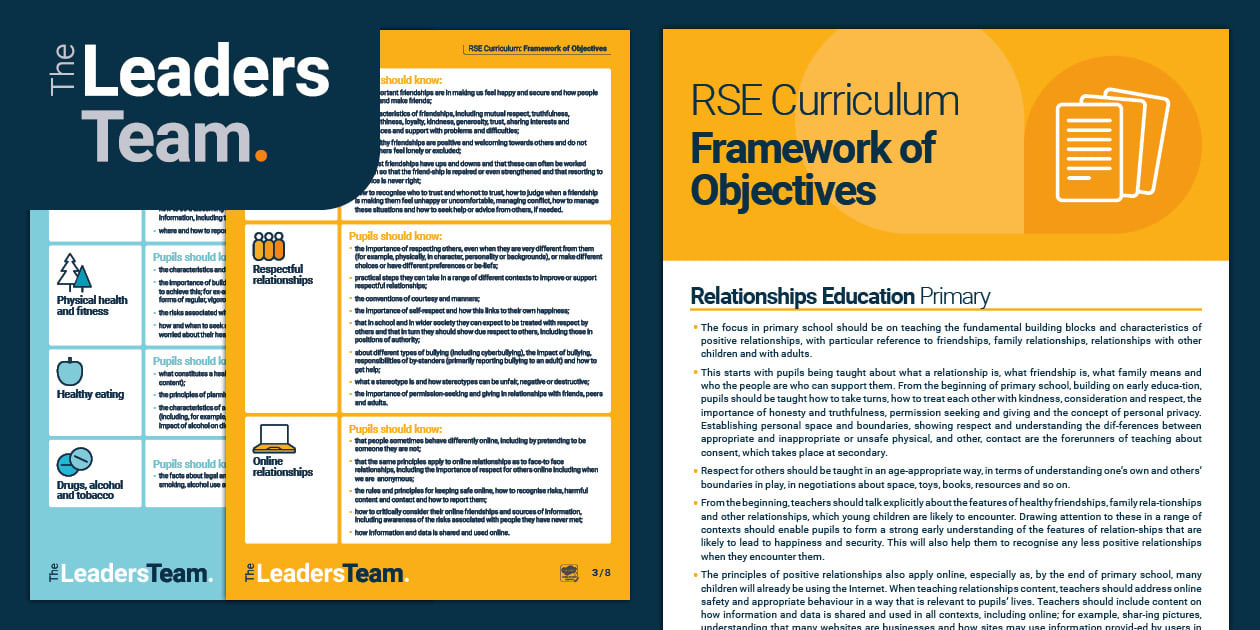 RSE Curriculum: Framework of Objectives