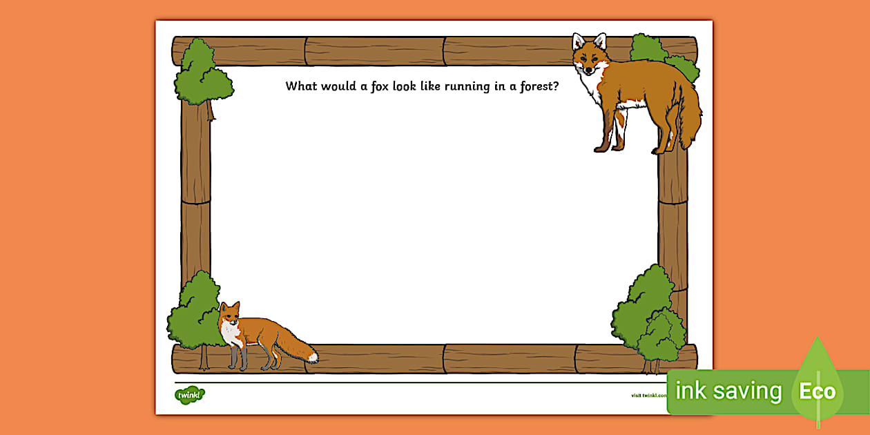 Fantastic Fox Drawing Prompt Activity | Twinkl Drawing | KS1