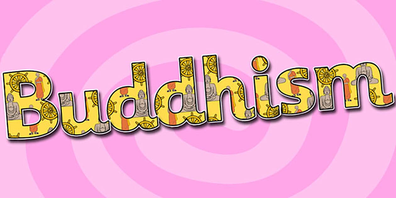 Buddhism Display Lettering-buddhism, display, lettering, display lettering,