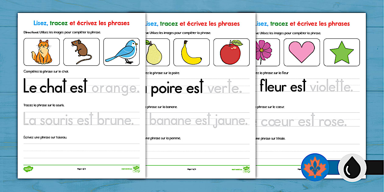 French Read Aloud Kindergarten Activity | Twinkl - Twinkl
