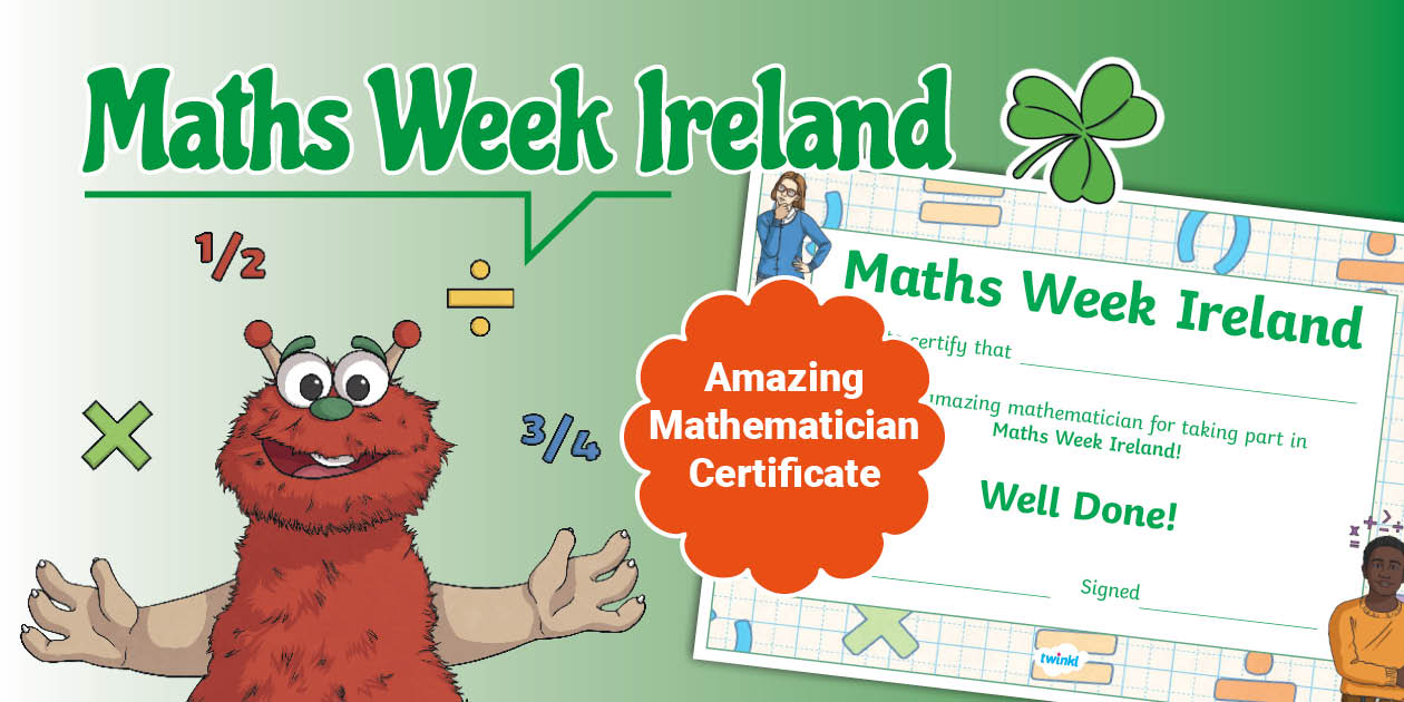 Maths Week Ireland Certificate