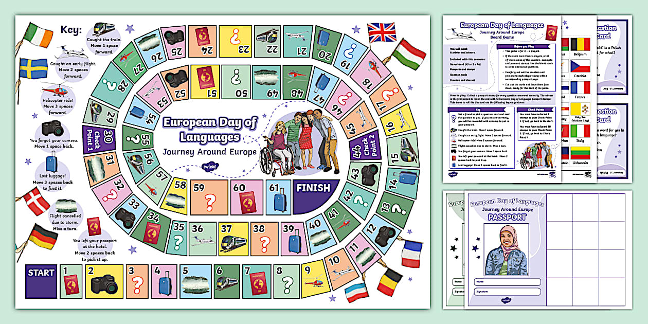 👉 Celebrate the European Day of Languages with this fantastic board game to