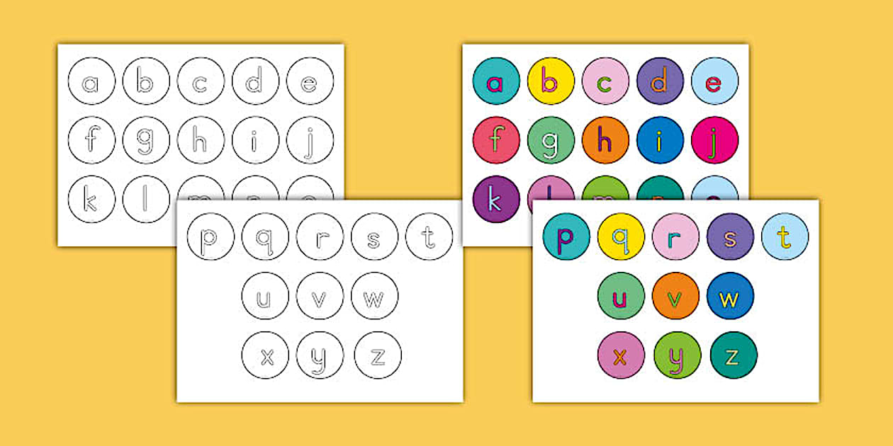 Jeu de paires : associer les lettres minuscules - Twinkl