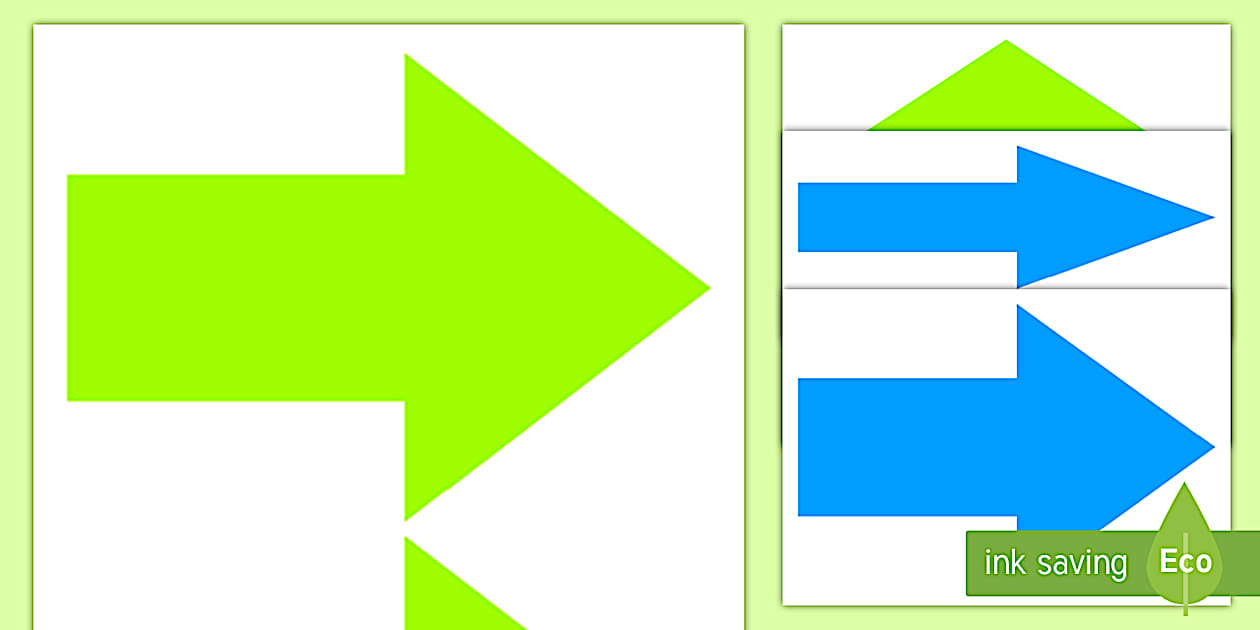 👉 Directional Arrows Cut Outs Pack (teacher made)
