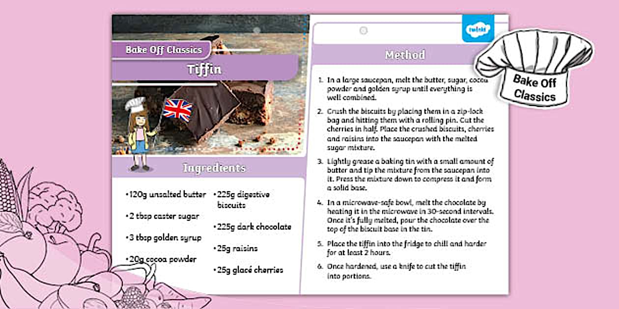 Tiffin Recipe - Bake Off Classics | Twinkl Yum - Twinkl