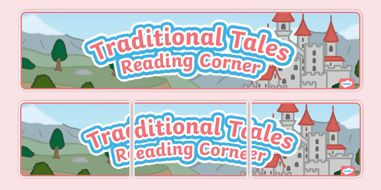 👉 Traditional Tales Reading Corner Display Banner