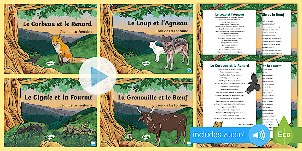 French Fables Resource Pack - French (teacher made) - Twinkl