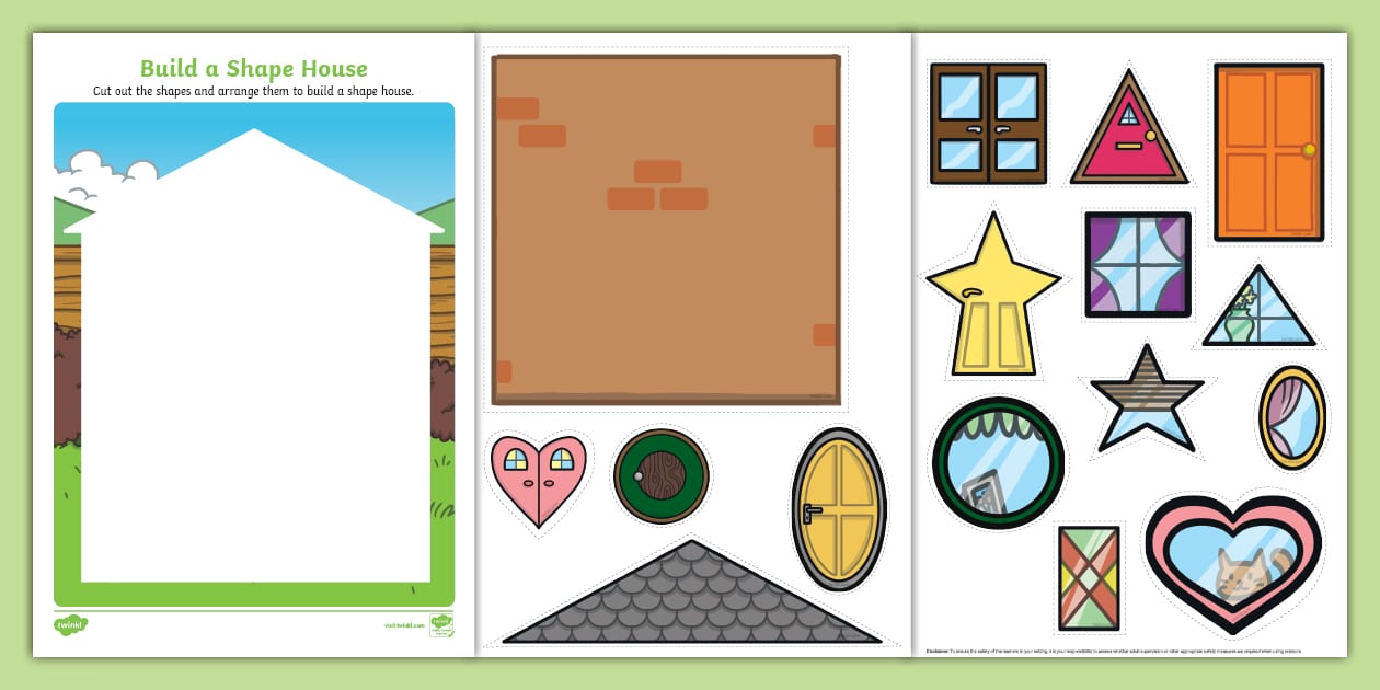 Building a House Activity | Cutting Skills | Twinkl | EYFS