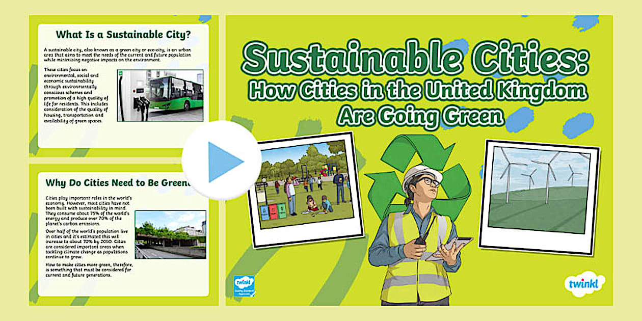 Sustainable Cities: How UK Cities Are Going Green PowerPoint