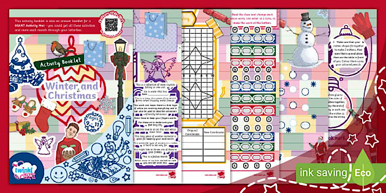 Winter & Christmas Activity Booklet (Ages 9 - 11)