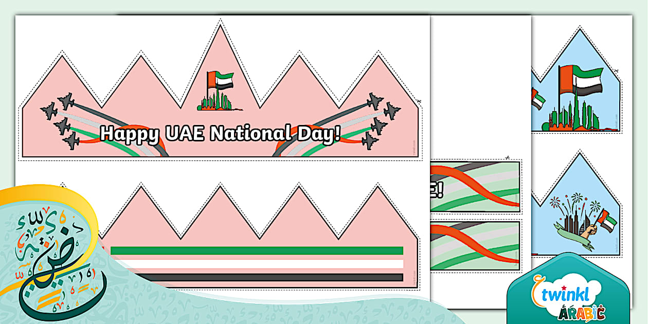 UAE National Day Crown Craft