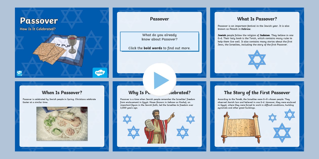 KS2 How Passover is Celebrated PowerPoint (Teacher-Made)