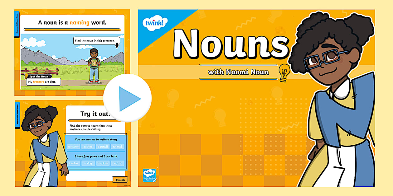 Nouns PowerPoint - KS1 English Resource (teacher made)