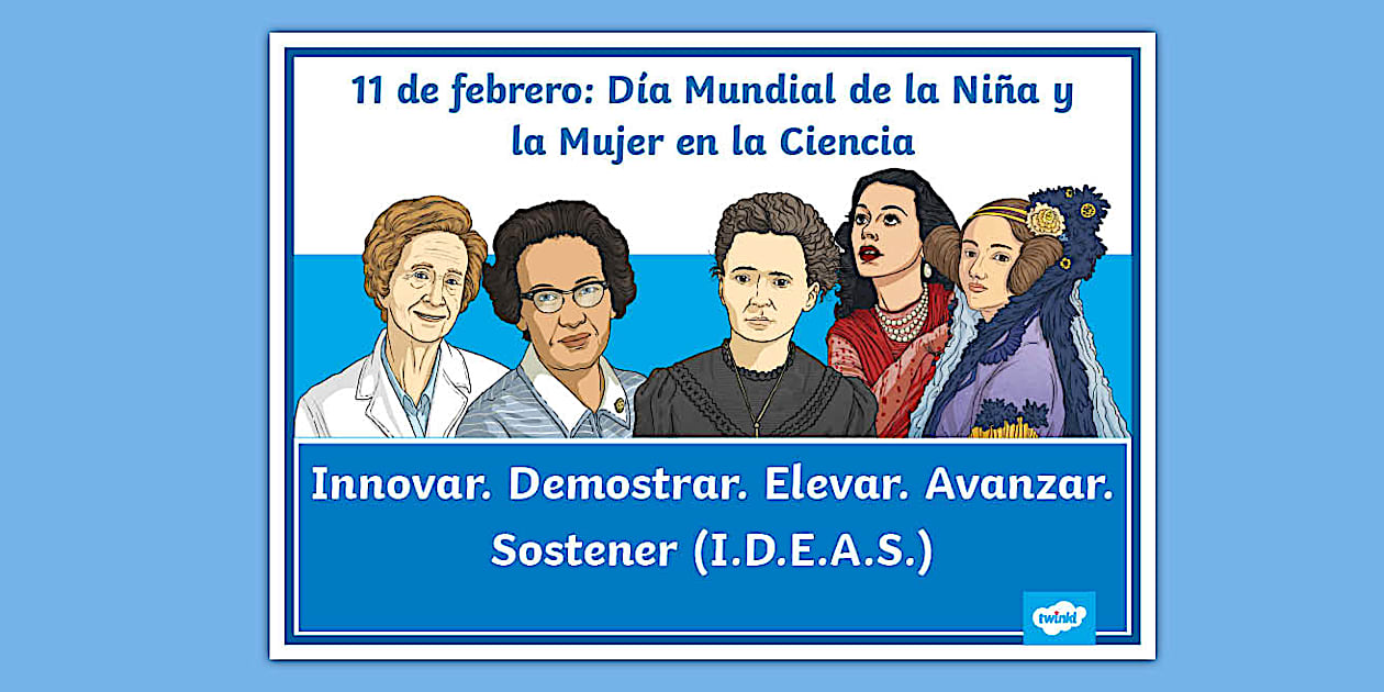 Póster interactivo: Día Mundial de la Mujer y la Niña en la Ciencia