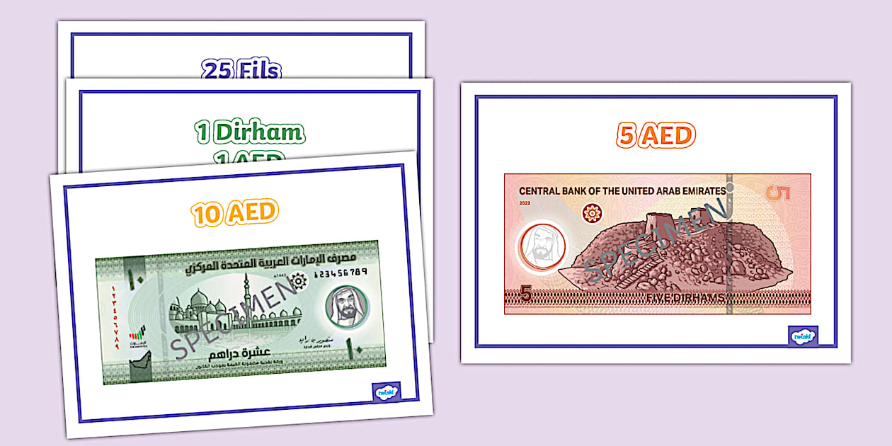 UAE Money Display Posters (teacher made) - Twinkl