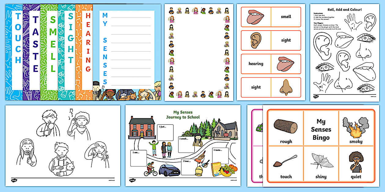 Top Ten My Senses Activity Pack