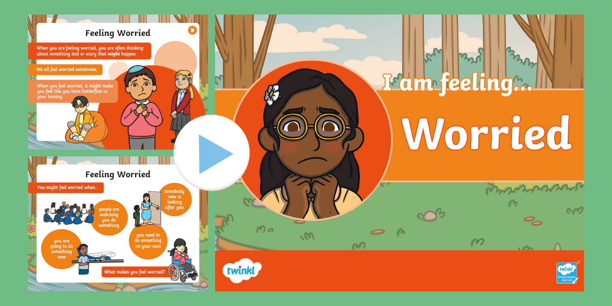 EYFS I Am Feeling Worried PowerPoint (teacher made) - Twinkl