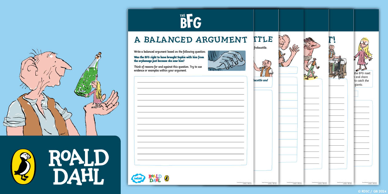 FREE! - BFG Writing Activites | Roald Dahl | Twinkl Resources