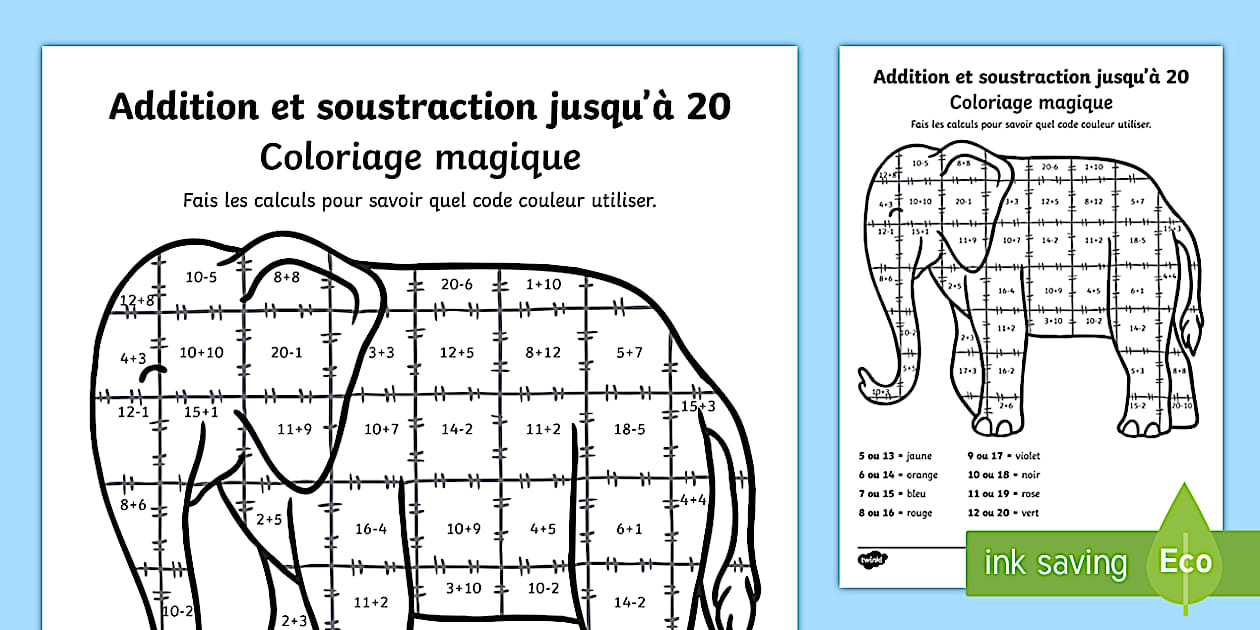 CE1 coloriage magique | Cycle 2 (teacher made) - Twinkl