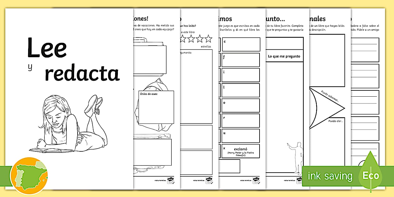 Cuadernillo de lectura: Lee y redacta | 5º de Primaria