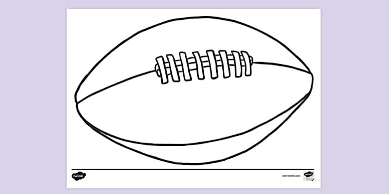 AFL Football Colouring Page | Colouring Pages (teacher made)