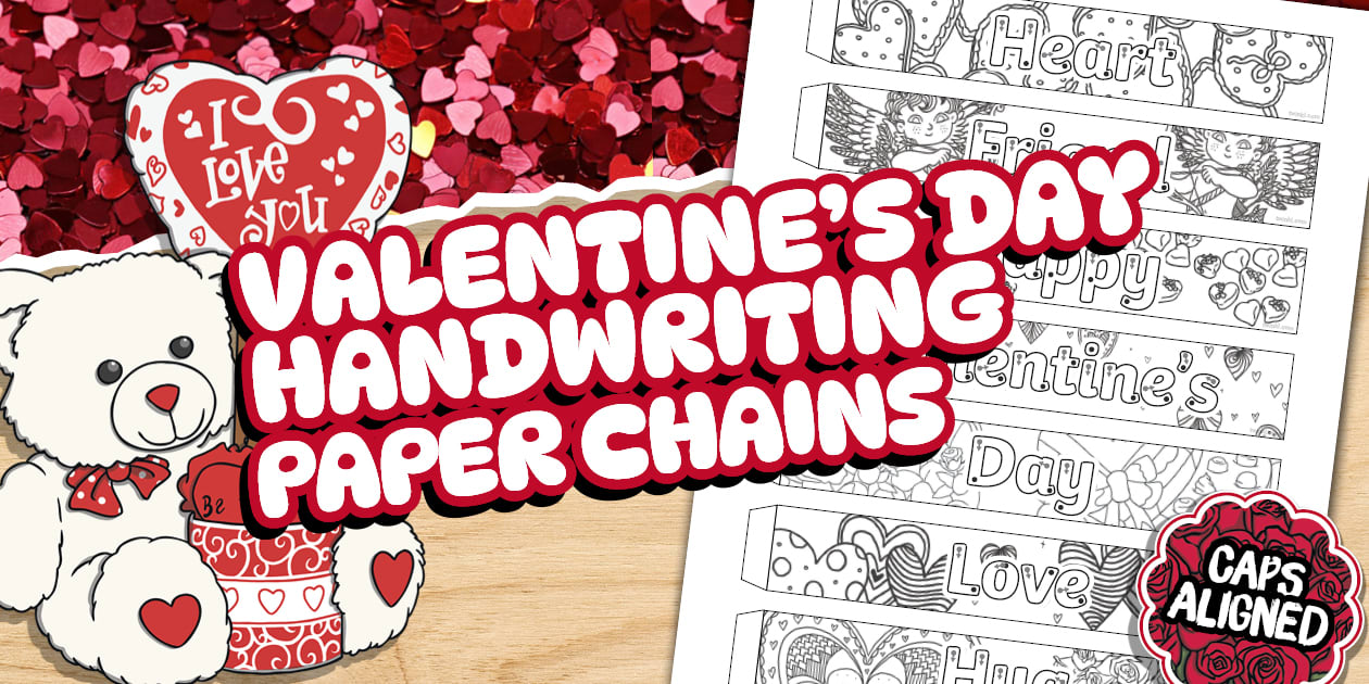 Foundation Phase Life Skills - Valentines Day Handwriting - Paper ...