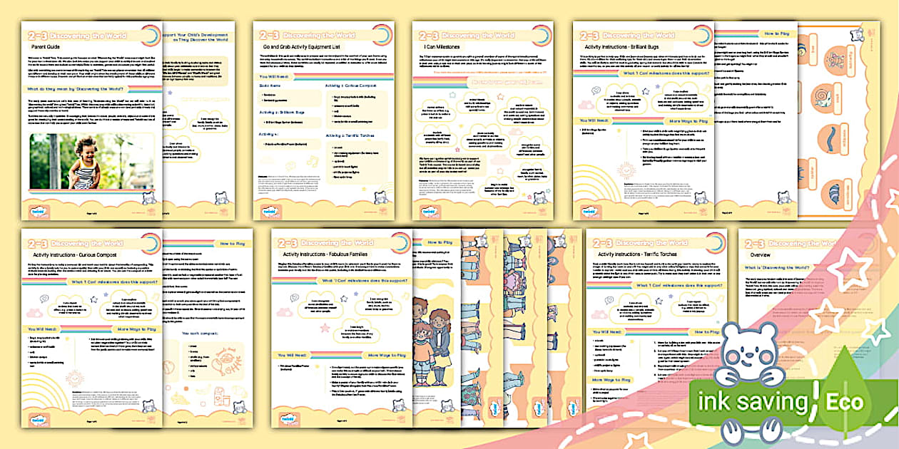 2-3 Years Discovering the World Twinkl Tots Pack