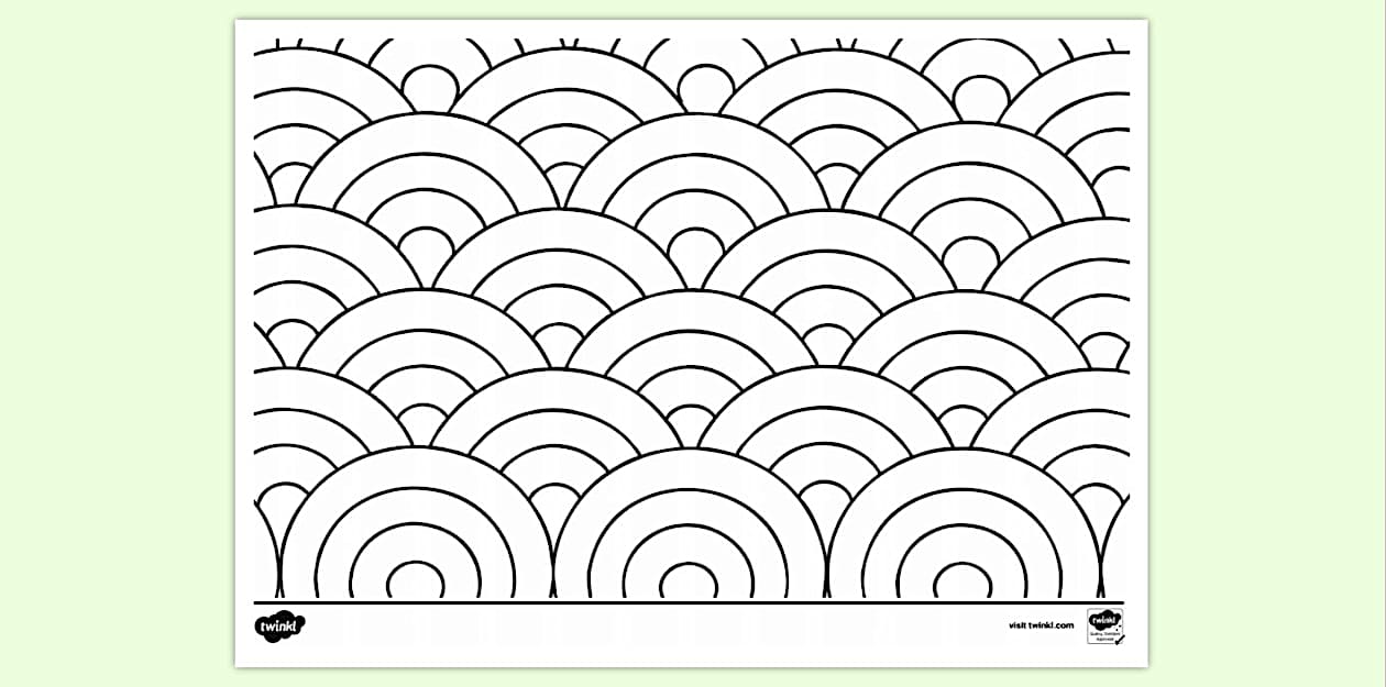 Pattern Colouring Page | Colouring Sheets (teacher made)