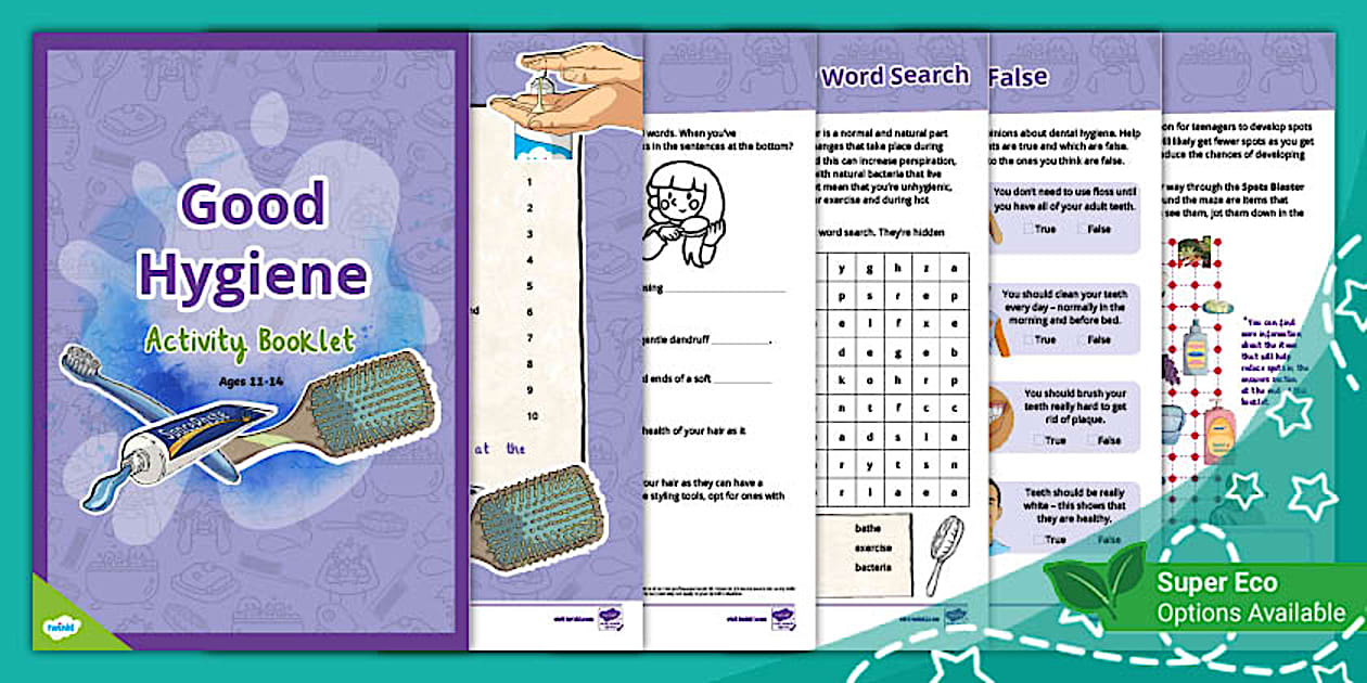 Good Hygiene Activity Booklet (Hygiene-Themed Activities)