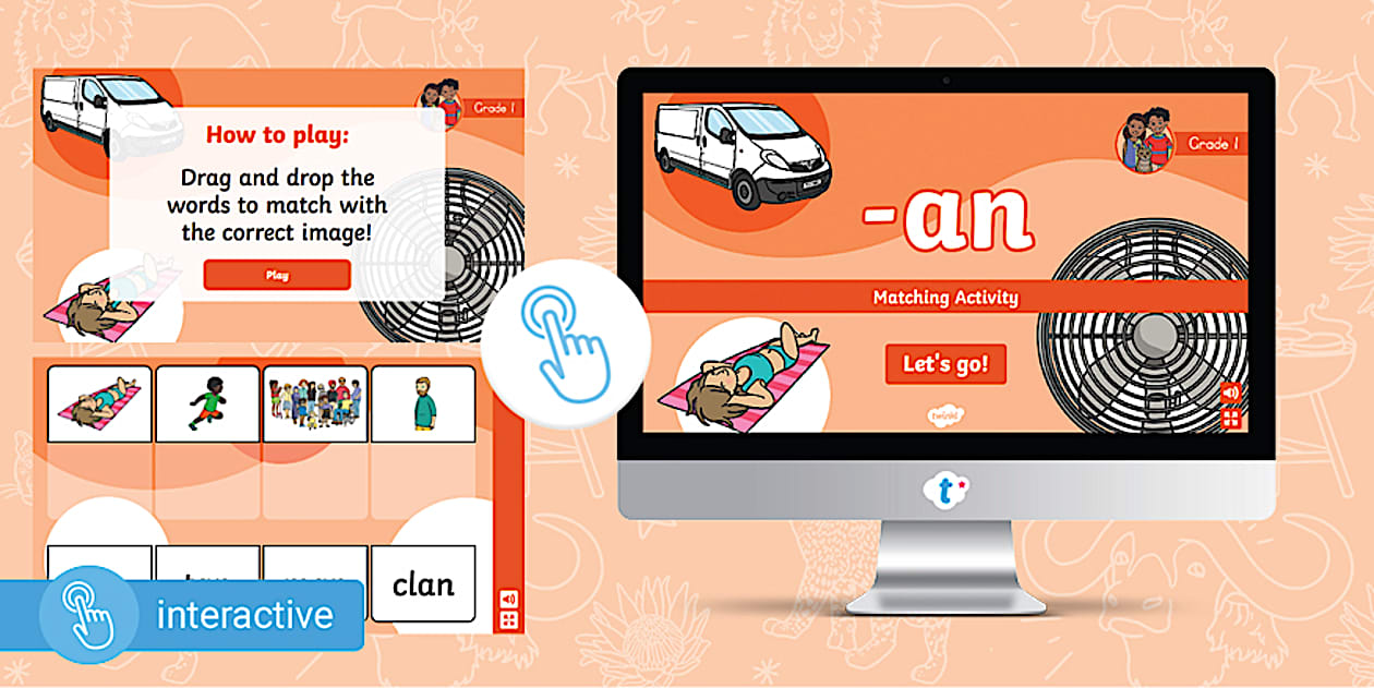 Grade 1 Phonics –an Interactive Go! Game (teacher made)