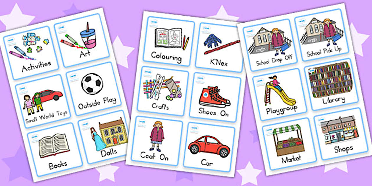 Childminding Home Visual Timetable Cards (teacher made)