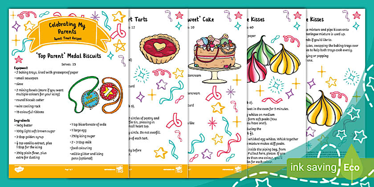 Celebrating My Parents Sweet Treat Recipes