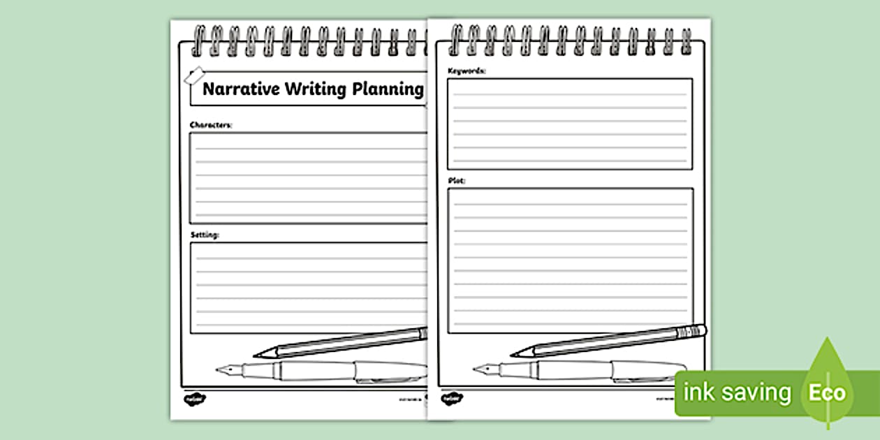 Narrative Writing Planning Sheet (Teacher-Made) - Twinkl