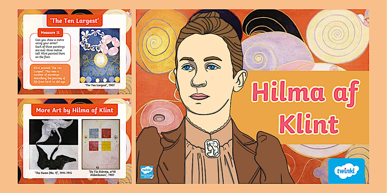 KS1 All About Hilma af Klint PowerPoint (teacher made)