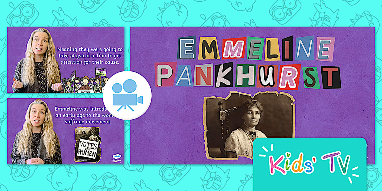 Emmeline Pankhurst Facts | Twinkl Kids' TV (teacher made)