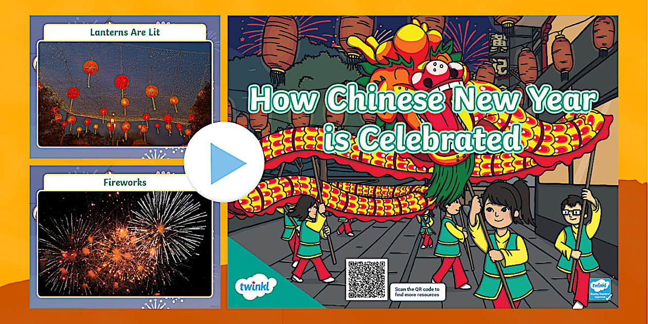 How Chinese New Year Is Celebrated Photo PowerPoint - Twinkl