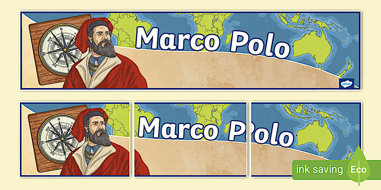 Marco Polo Display Banner (Teacher-Made) - Twinkl