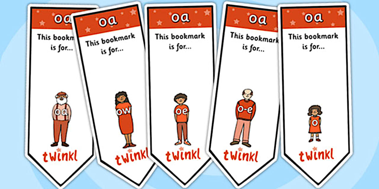 oa Sound Family Editable Bookmarks - Twinkl