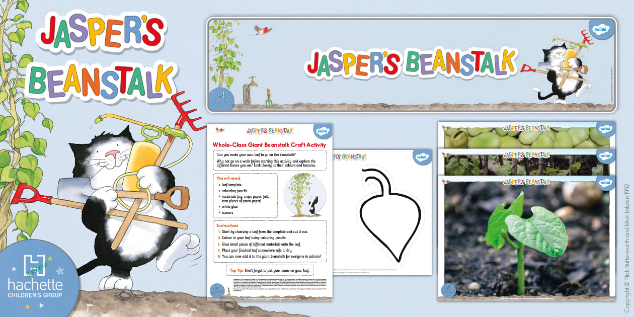 FREE! - Jasper's Beanstalk: Giant Beanstalk Craft Activity