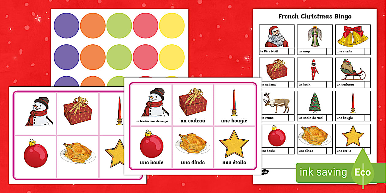 👉 French Christmas Bingo (teacher made) - Twinkl