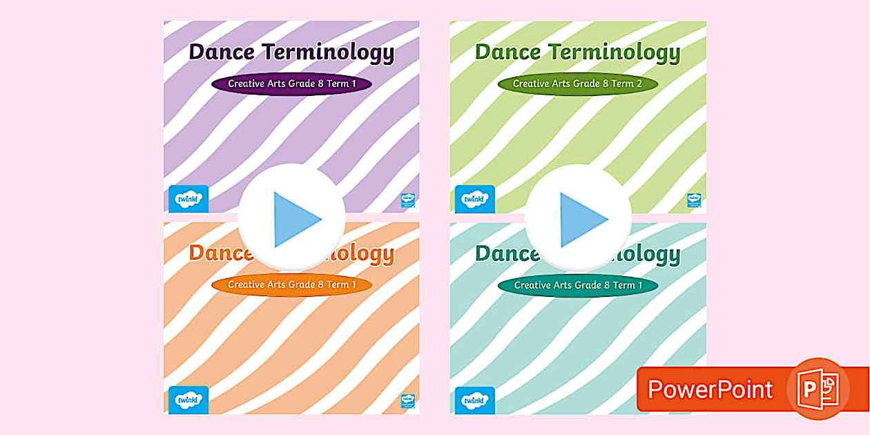 Dance Terminology PowerPoint - Grade 8 - South Africa