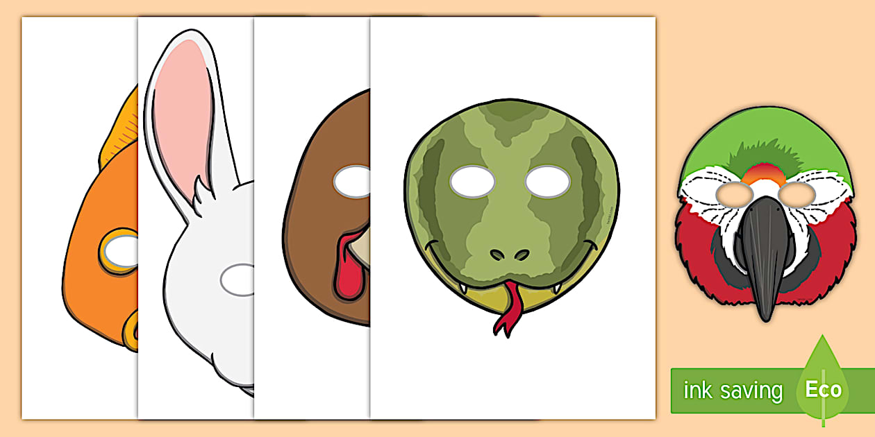 Printable Pet Masks | Roleplay Resources | Twinkl USA