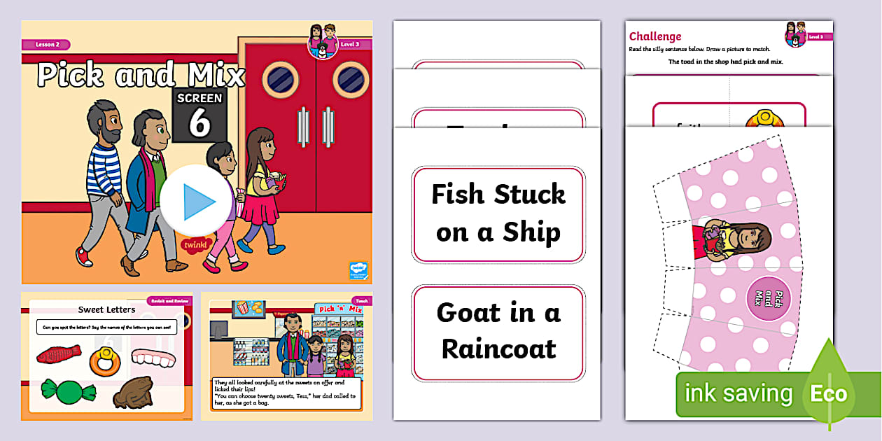 Recap Level 3 Digraphs and Trigraphs Lesson Pack - Twinkl