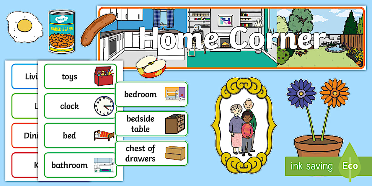 Home Corner Role Play Pack (teacher made) - Twinkl
