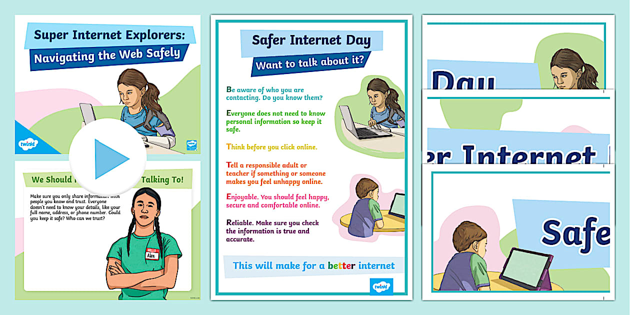 Safer Internet Day: Short Assembly Pack for PS1 - Twinkl