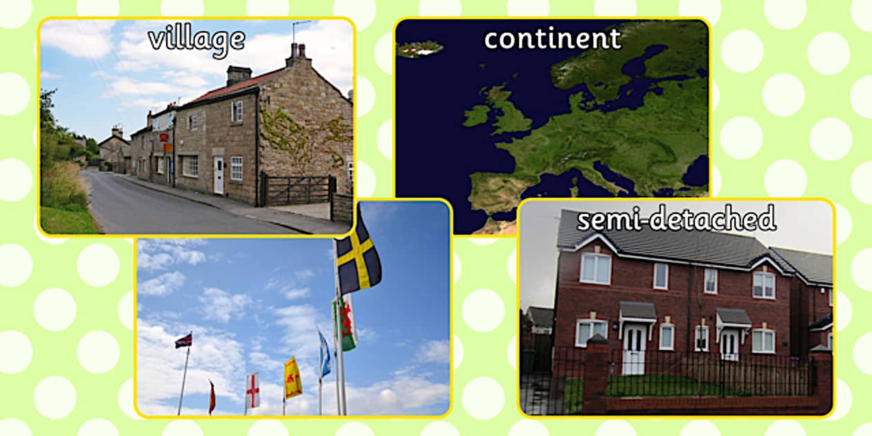 Cursive Our Local Area Display Photos (teacher made)