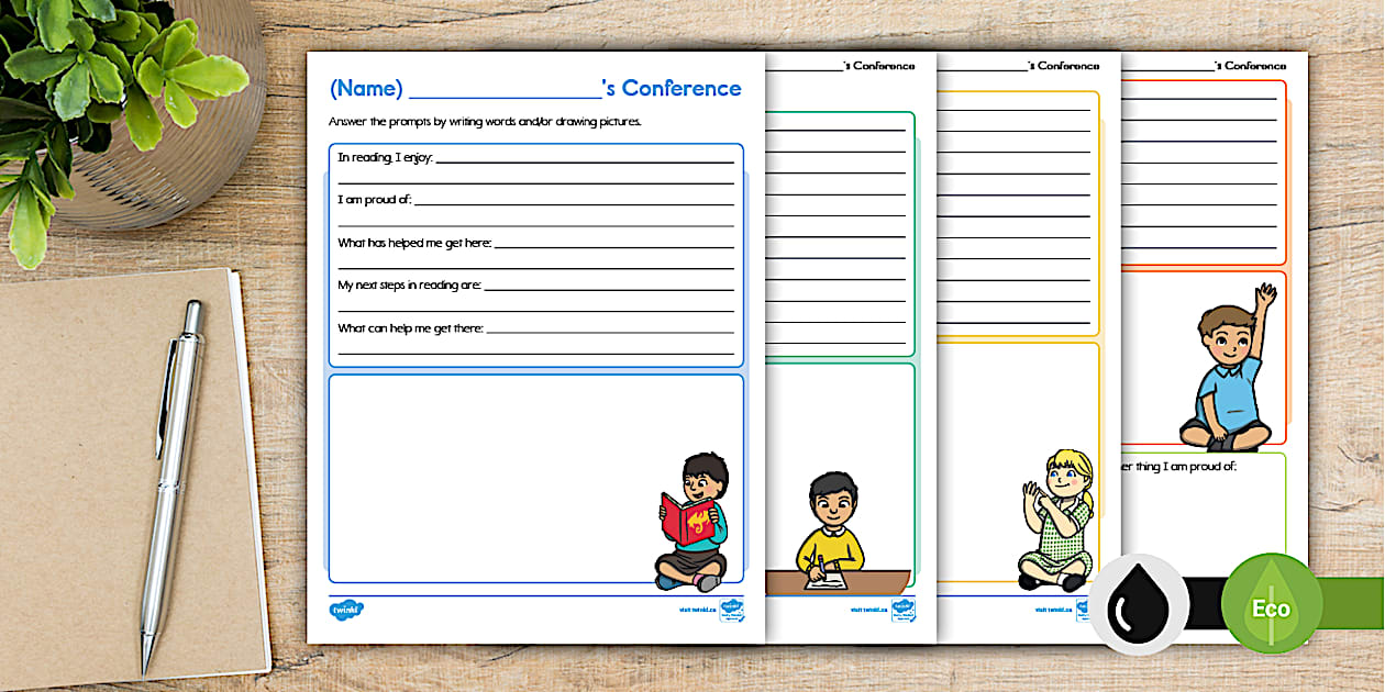 Primary Student-Led Conference Activity Sheet (teacher made)