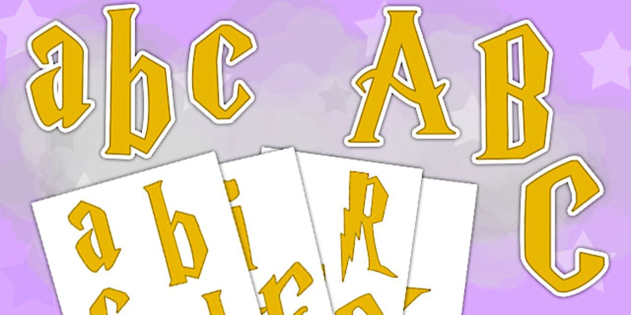 👉 Magic Themed Display Letters and Numbers (teacher made)