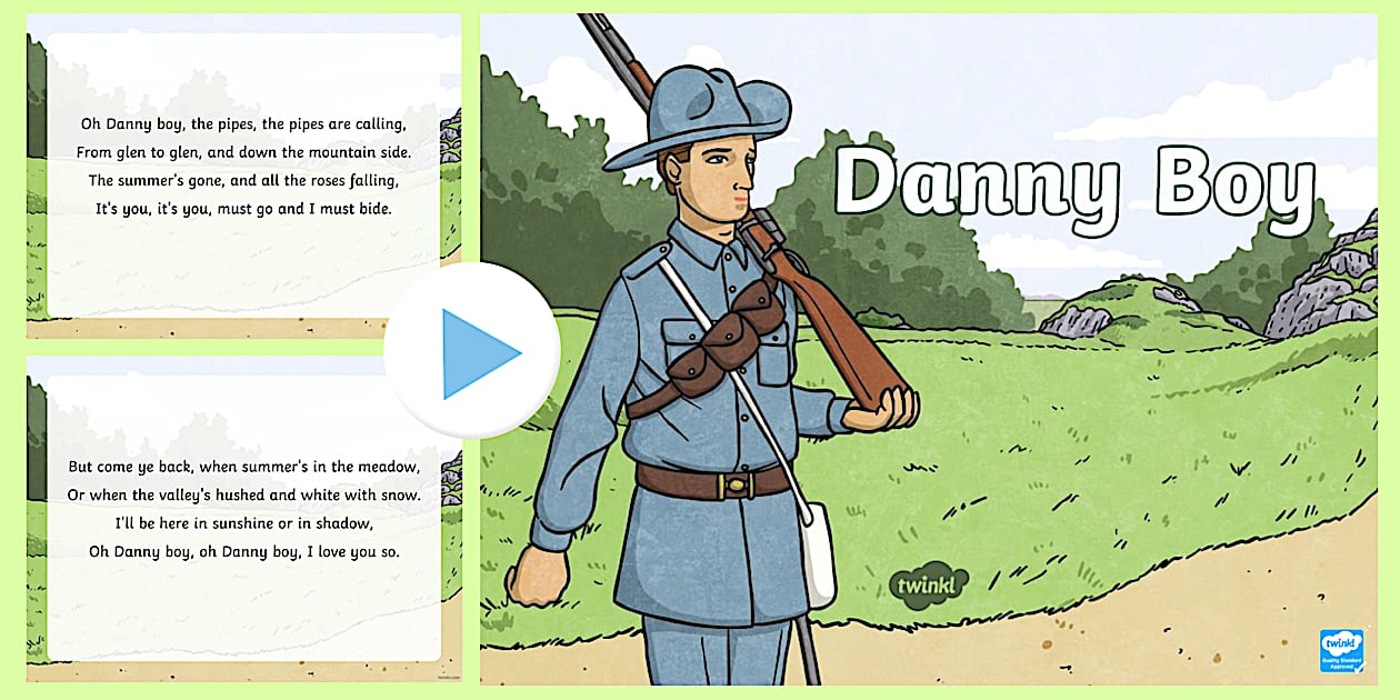 Danny Boy Song PowerPoint-Irish (teacher made) - Twinkl