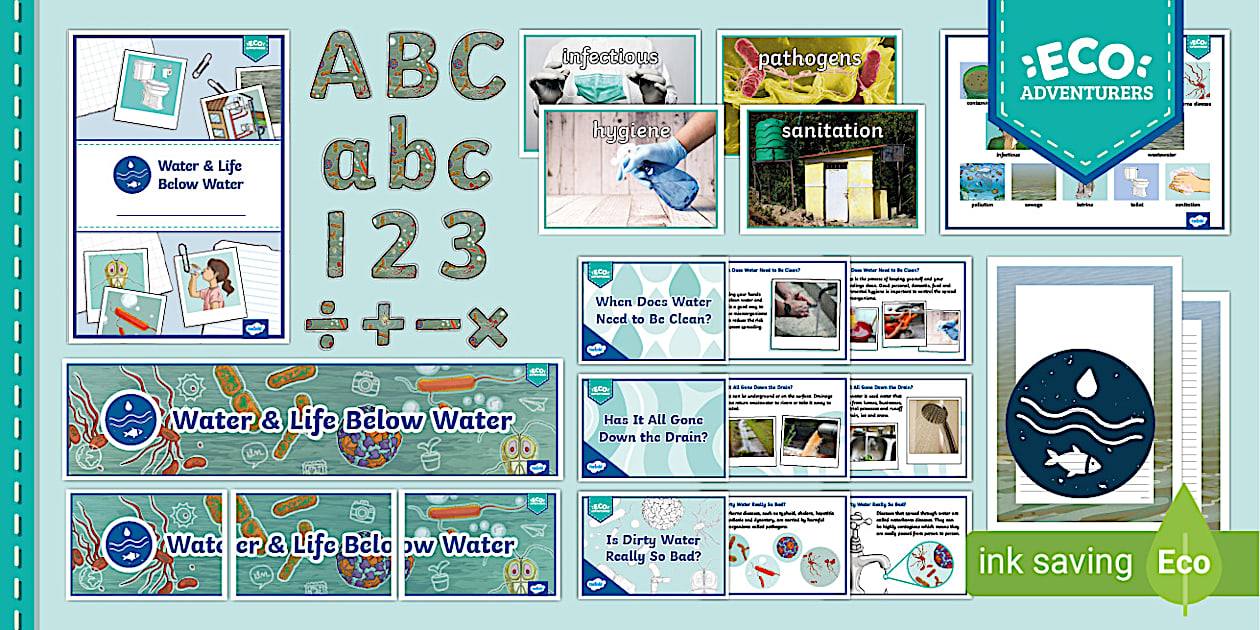 Year 5 Water & Life Below Water: Display Pack (teacher made)